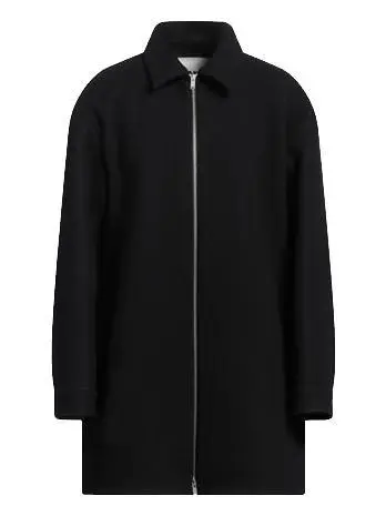 JIL SANDER Wool Coat - Black