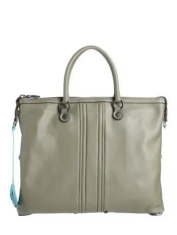 GABS Leather Tote With Detachable Strap - Green