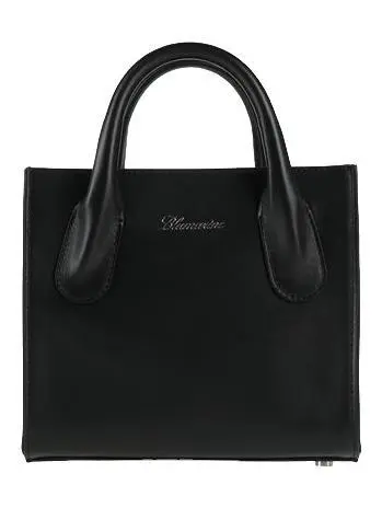 Blumarine Leather Tote - Black