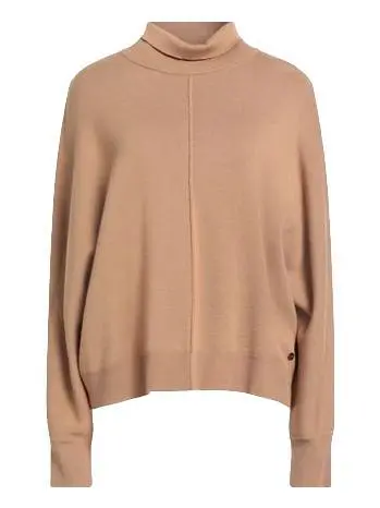 OTTOD'AME Virgin Wool And Acrylic Turtleneck - Beige
