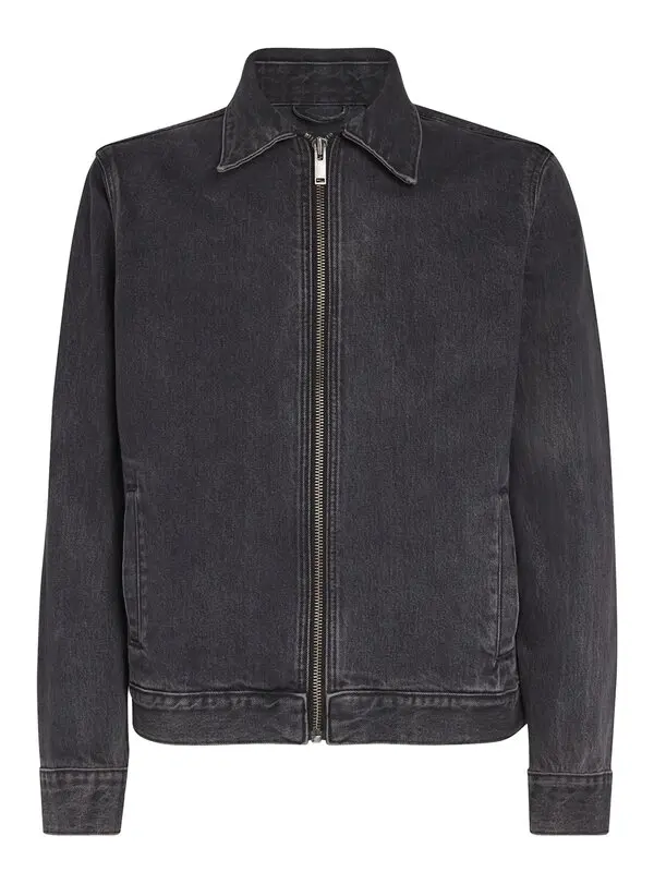 7 For All Mankind Harrington Denim Jacket - Black