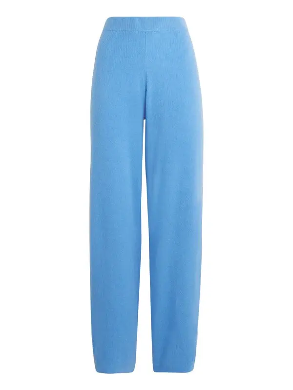 Iris Von Arnim Cashmere-silk Robertha Trousers - Blue