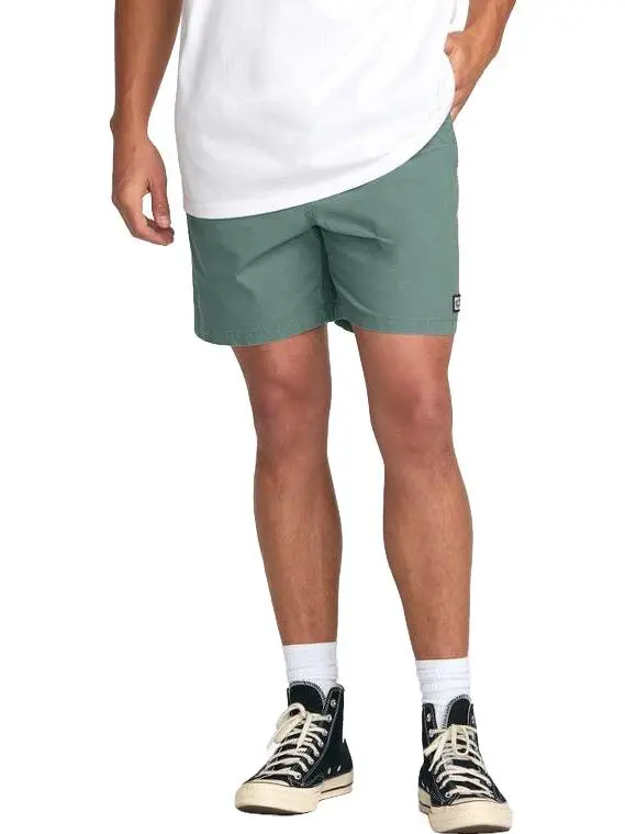 BILLABONG Cotton Drawstring Shorts - Pine