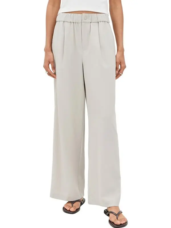 Varley Kayson Wide-leg Pants - Sage Grey