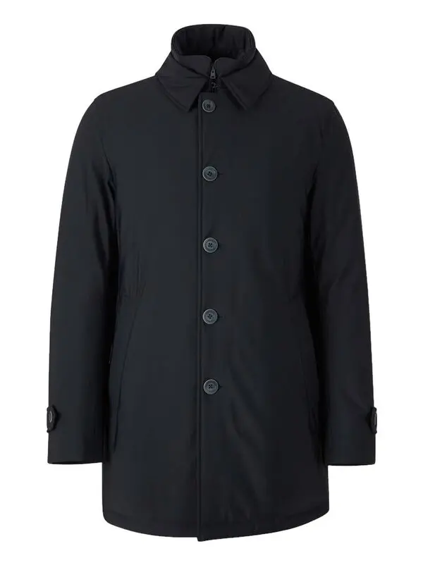 Herno Padded Trench Coat - Navy Blue