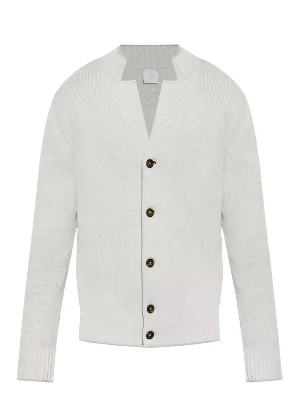 Eleventy Fine-knit Cardigan - Neutrals
