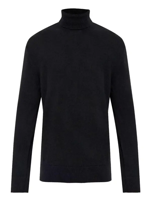 Eleventy Roll-neck Jumper - Black