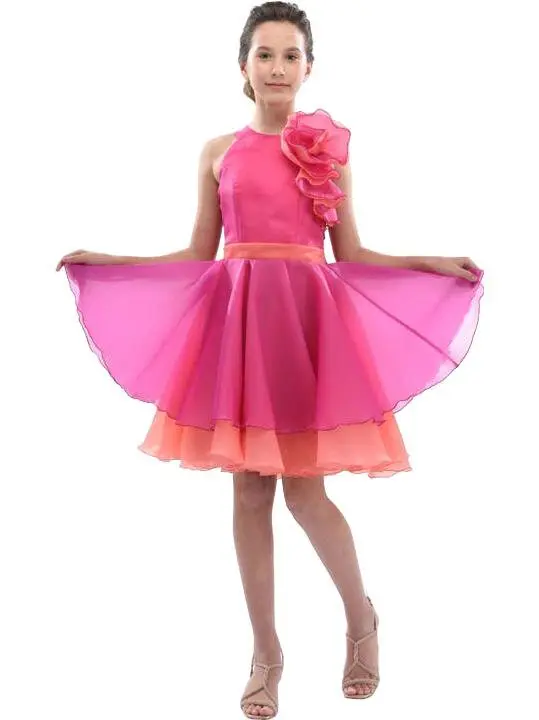 TULLEEN Estancia Dress - Fuchsia