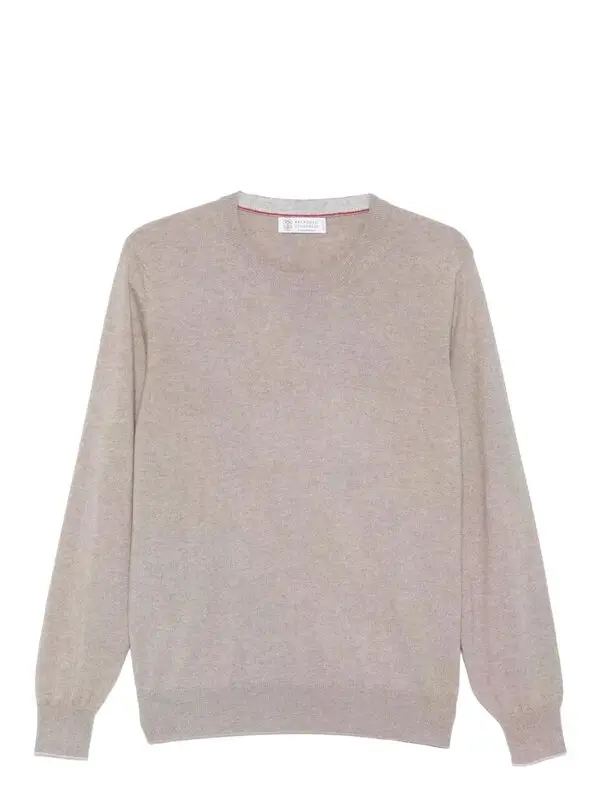 Brunello Cucinelli Cashmere Crewneck Sweater - Brown