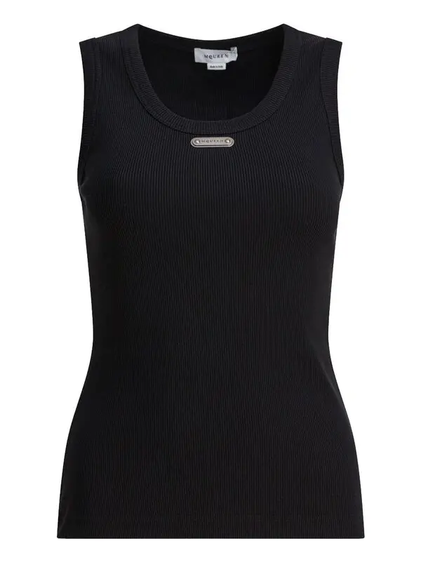 Alexander McQueen Cut & Sew Top - Black
