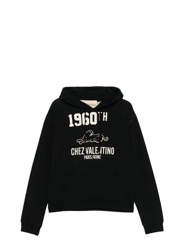 Valentino Garavani Graphic Print Sweatshirt - Black