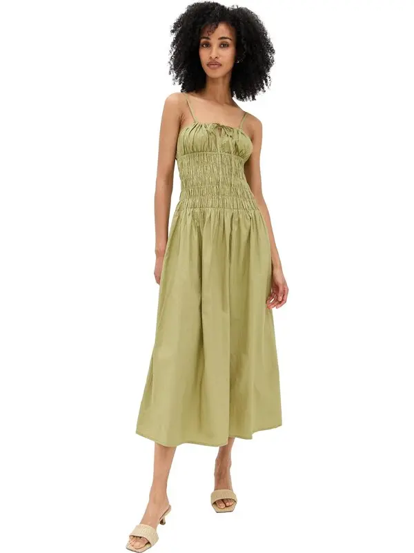 Ciao Lucia Russo Midi Dress - Khaki