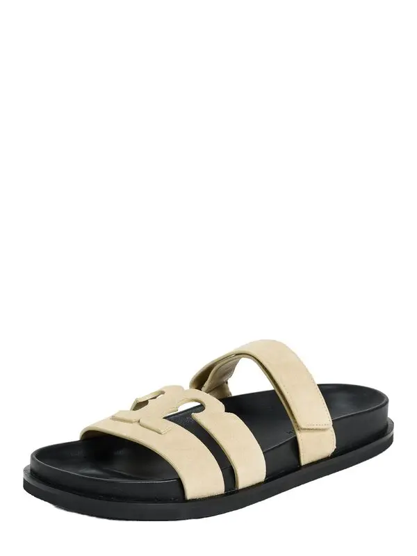 Tory Burch Ines Sport Slides - Praline/perfect Black