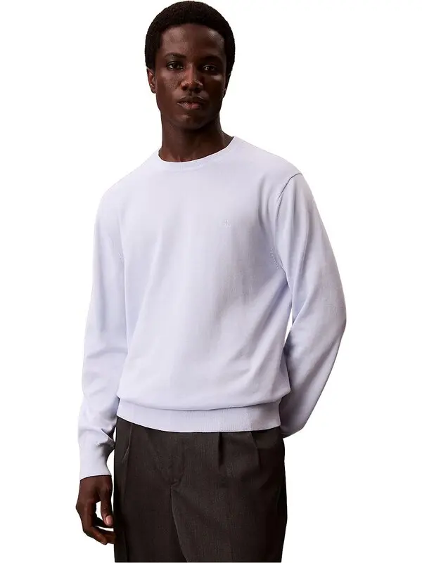 Calvin Klein Supima Cotton Classic Sweater - Xenon Blue