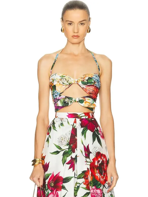 Dolce & Gabbana Cut Out Top - Multi