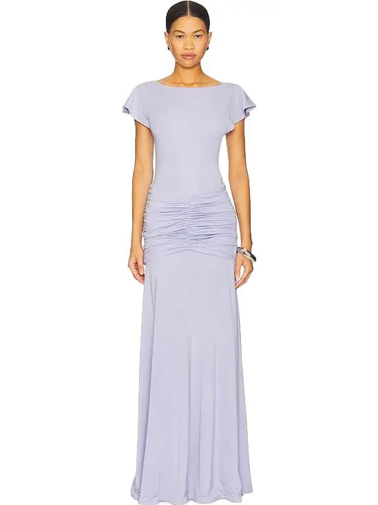 OW Gaia Maxi Dress - Periwinkle