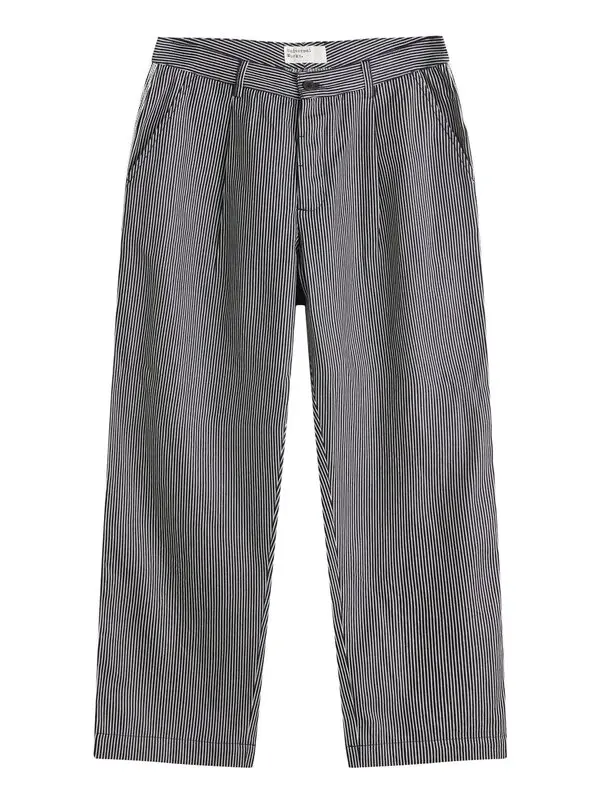 Universal Works Hickory Stripe Duke Pant - Indigo