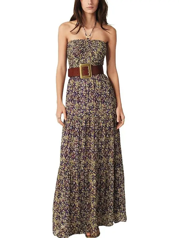 Ba&sh Lori Maxi Dress - Purple