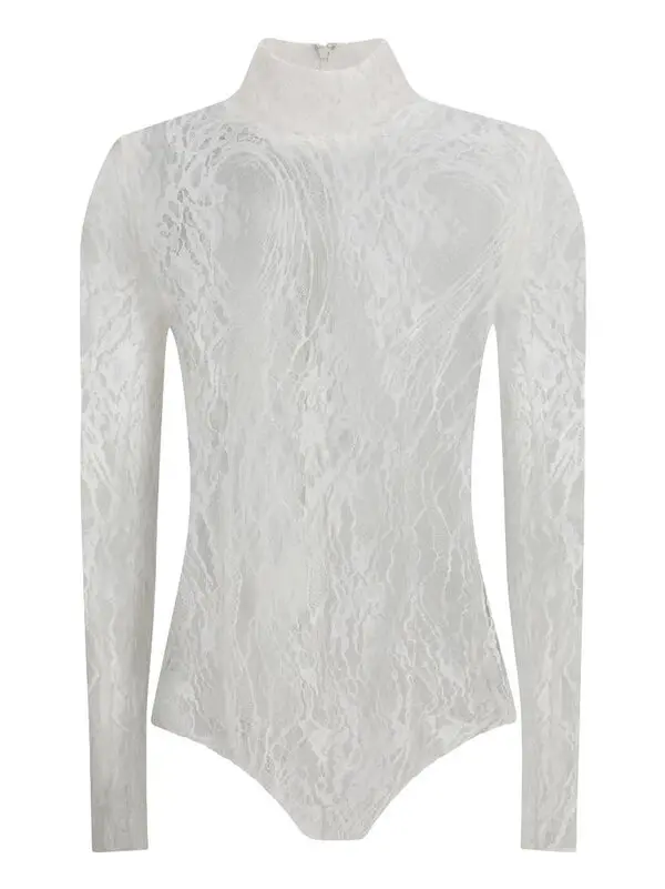 Balmain Lace Bodysuit - White