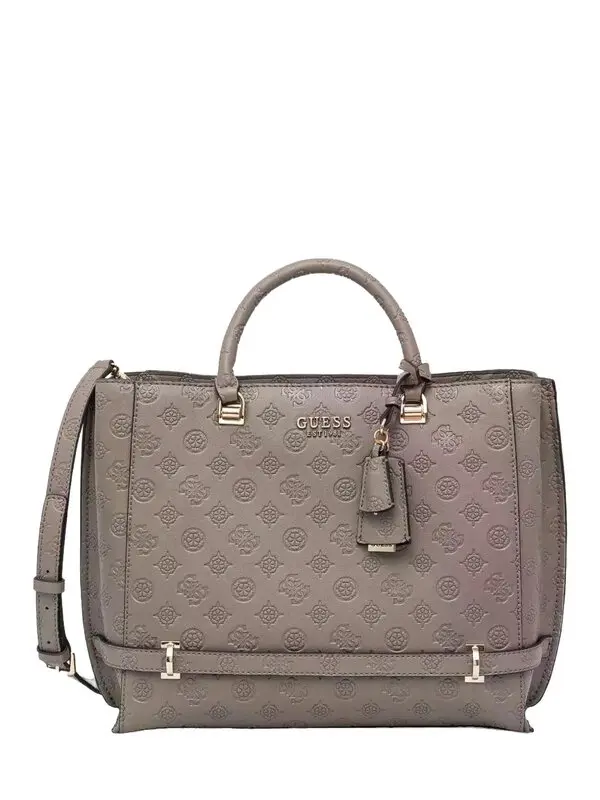 Guess Logo-embossed Tote - Grey