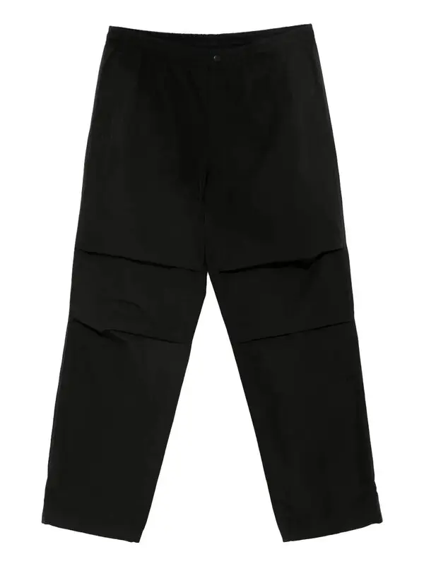 Theory Cotton-blend Loose-fit Trousers - Black
