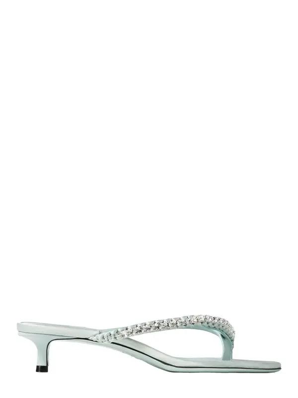 JIMMY CHOO Dila 35 Heeled Sandals - Turquoise