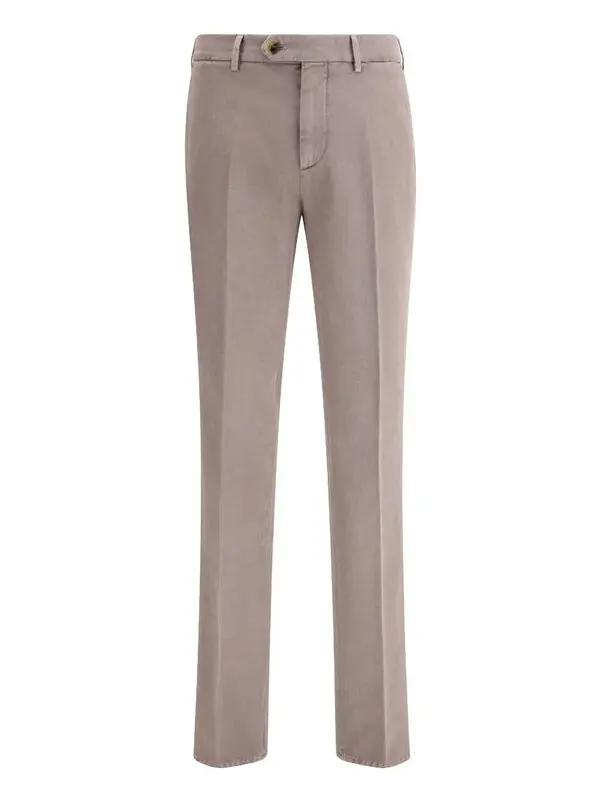 Brunello Cucinelli Cotton Dyed Pants - Grey