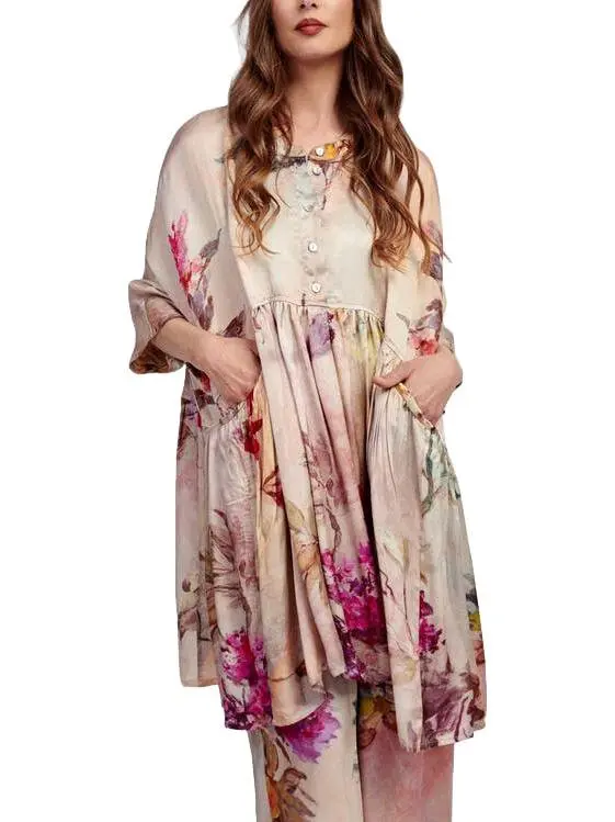 Alembika Floral Print Tunic - Pink