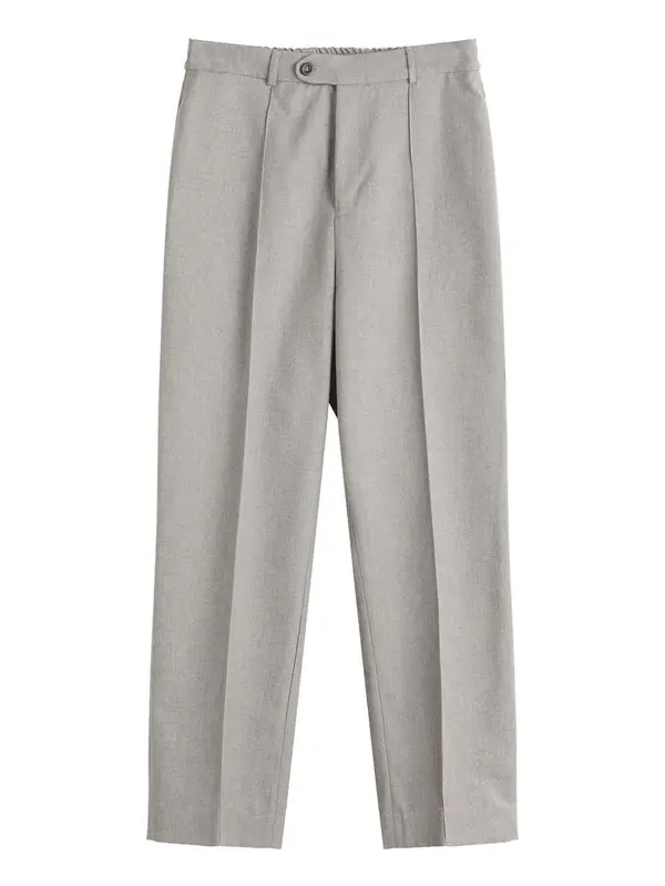 ABOUT:BLANK Everyday Pleated Trouser - Light Grey