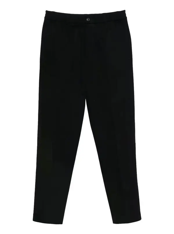 Moncler Cotton-blend Trousers - Blue