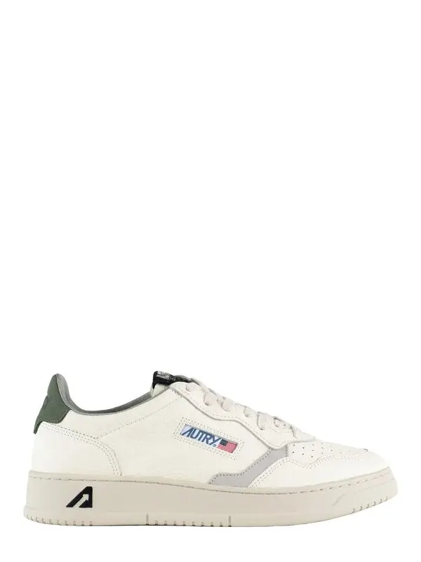 AUTRY Leather Sneakers - Beige