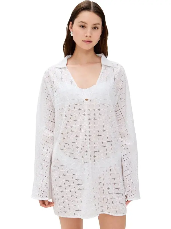 Solid & Striped The Alba Tunic - Optic White