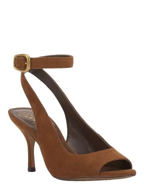 Vince Camuto Pavles Ankle Strap Sandal - Burnt Sugar