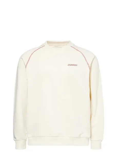 MANORS X Reebok Crewneck Cotton-jersey Sweatshirt - Chalk