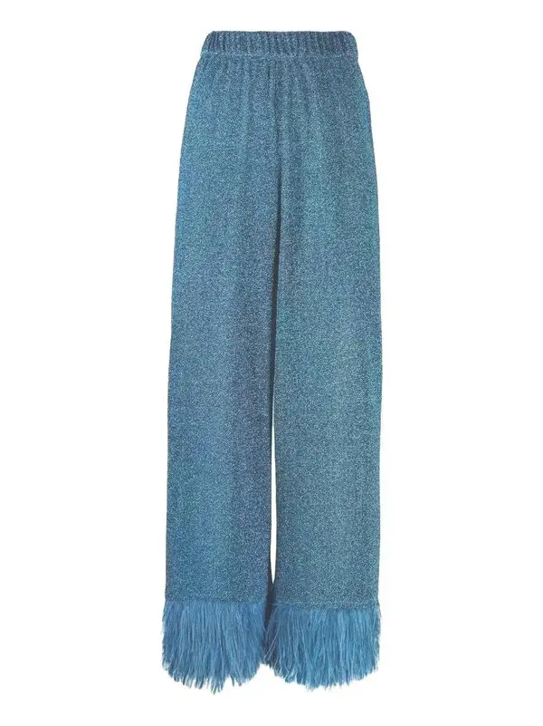 Oseree Lumière Plumage Trousers - Blue