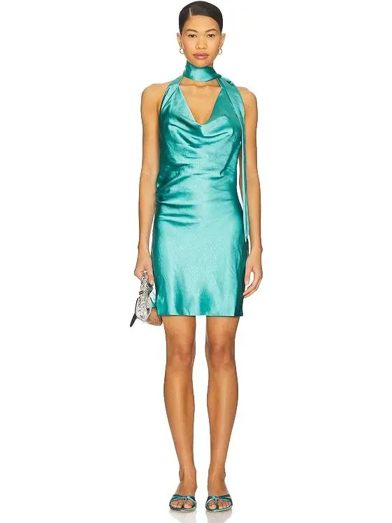 SNDYS X Rosanna Mini Dress - Teal