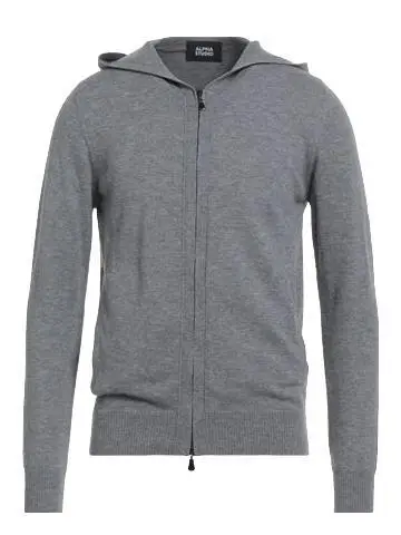 Alpha Studio Wool Cardigan - Grey