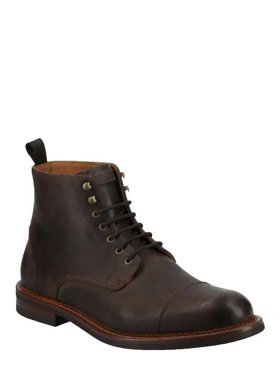 Taft The Rome Leather Dress Boot - Dark Brown