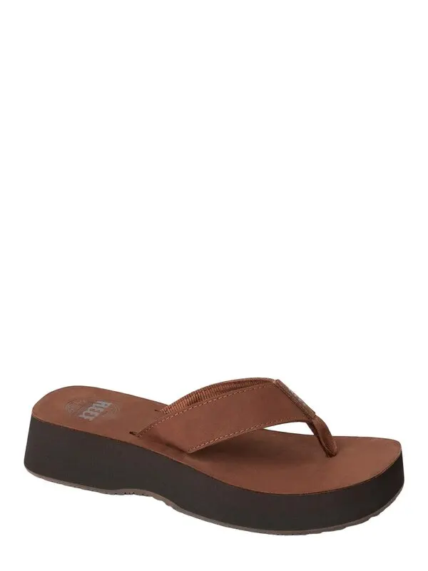 Reef Butter Platform Flip Flop - Chocolate