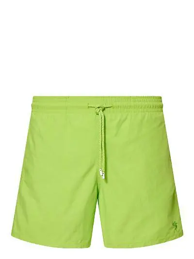 Vilebrequin Moorea Graphic-print Swim Shorts - Lime