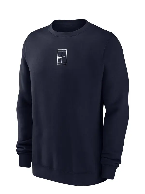 Nike Club Tennis Fleece Crew - Blue