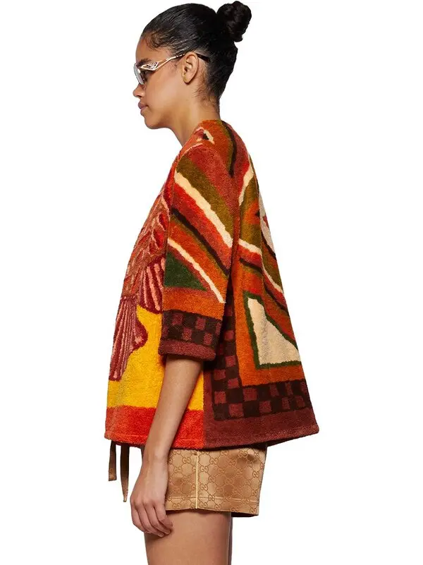 LILY EVE Upcycled Terry Towel Jacket - Multi