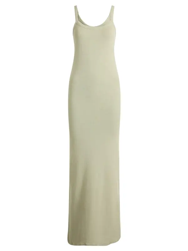 REPRESENT Initial Baby Rib Maxi Dress - Desert Sage