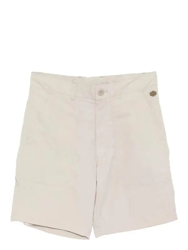 CHOCOOLATE Logo-patch Shorts - Neutrals