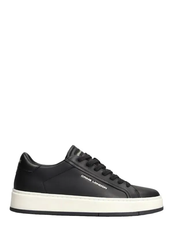 CRIME LONDON Destiny Leather Sneakers - Black