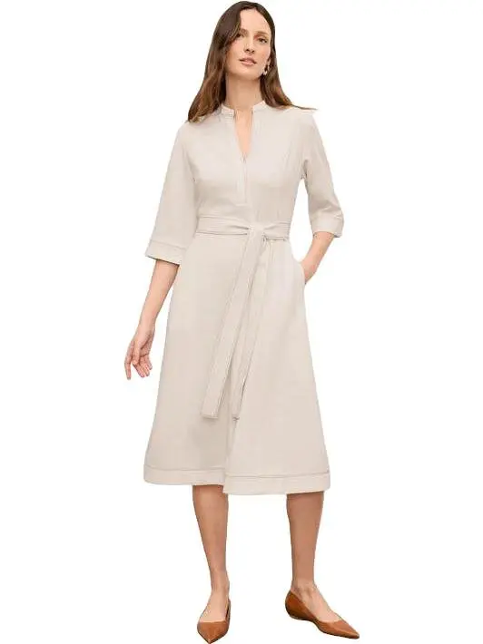 M.M.LAFLEUR Lauleh Dress - Eggshell