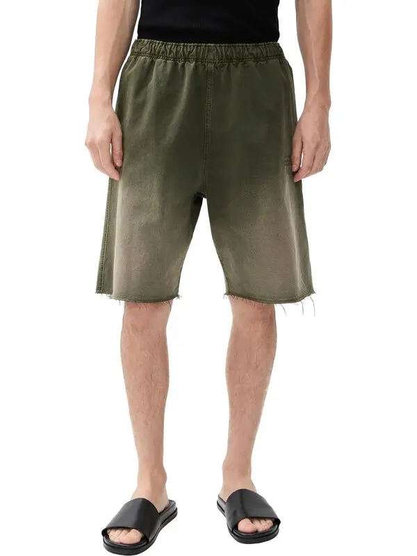MAISON MARGIELA Cutoff Denim Shorts - Green
