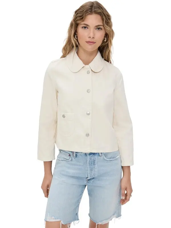 Ba&sh Etiny Denim Jacket - Ecru
