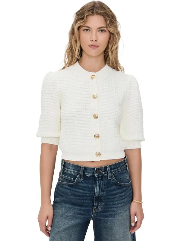 Ba&sh Grance Cardigan - Ecru