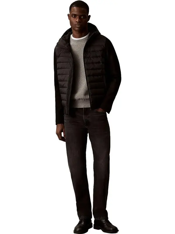 Calvin Klein Tech Shell Hooded Jacket - Black